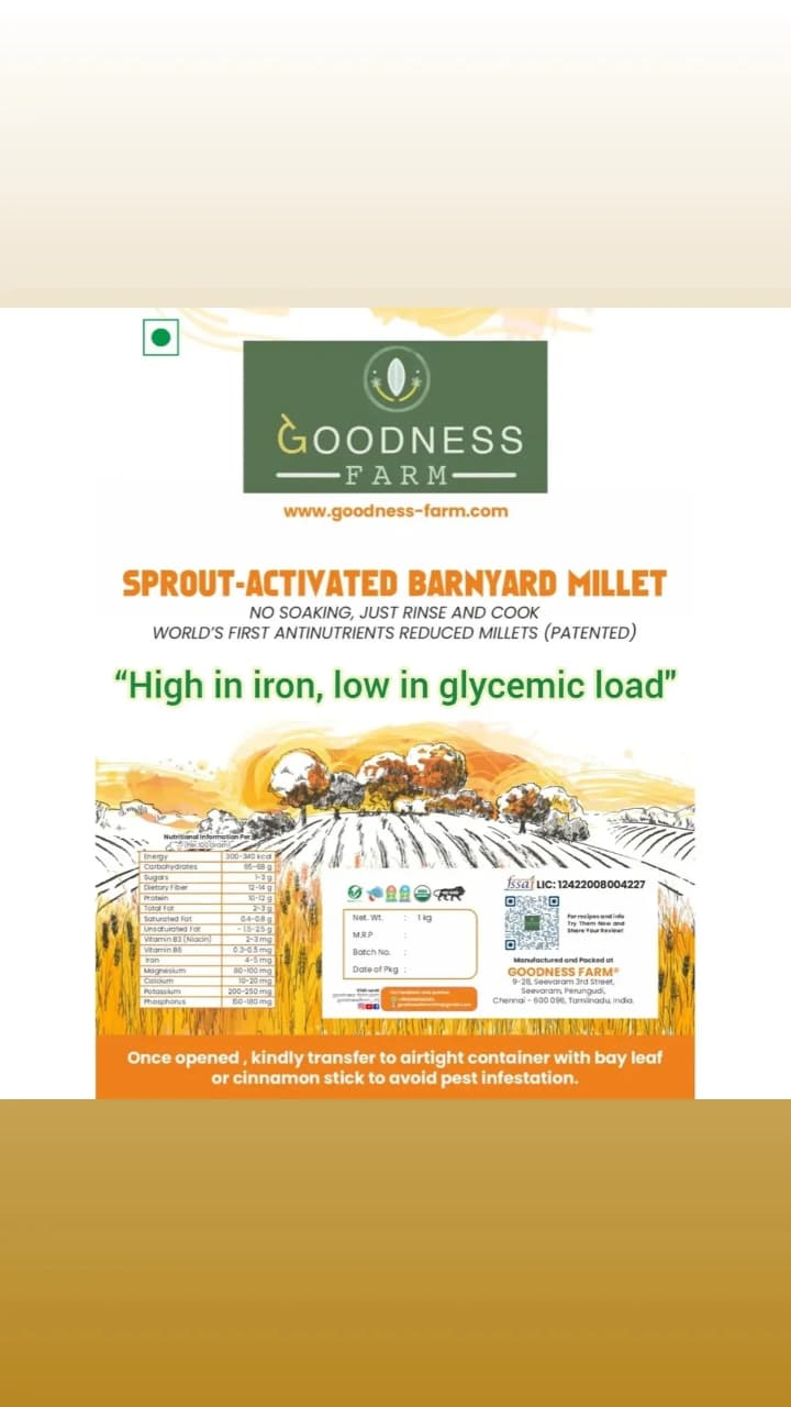 Millets (Sprout Activated) – Goodness Farm